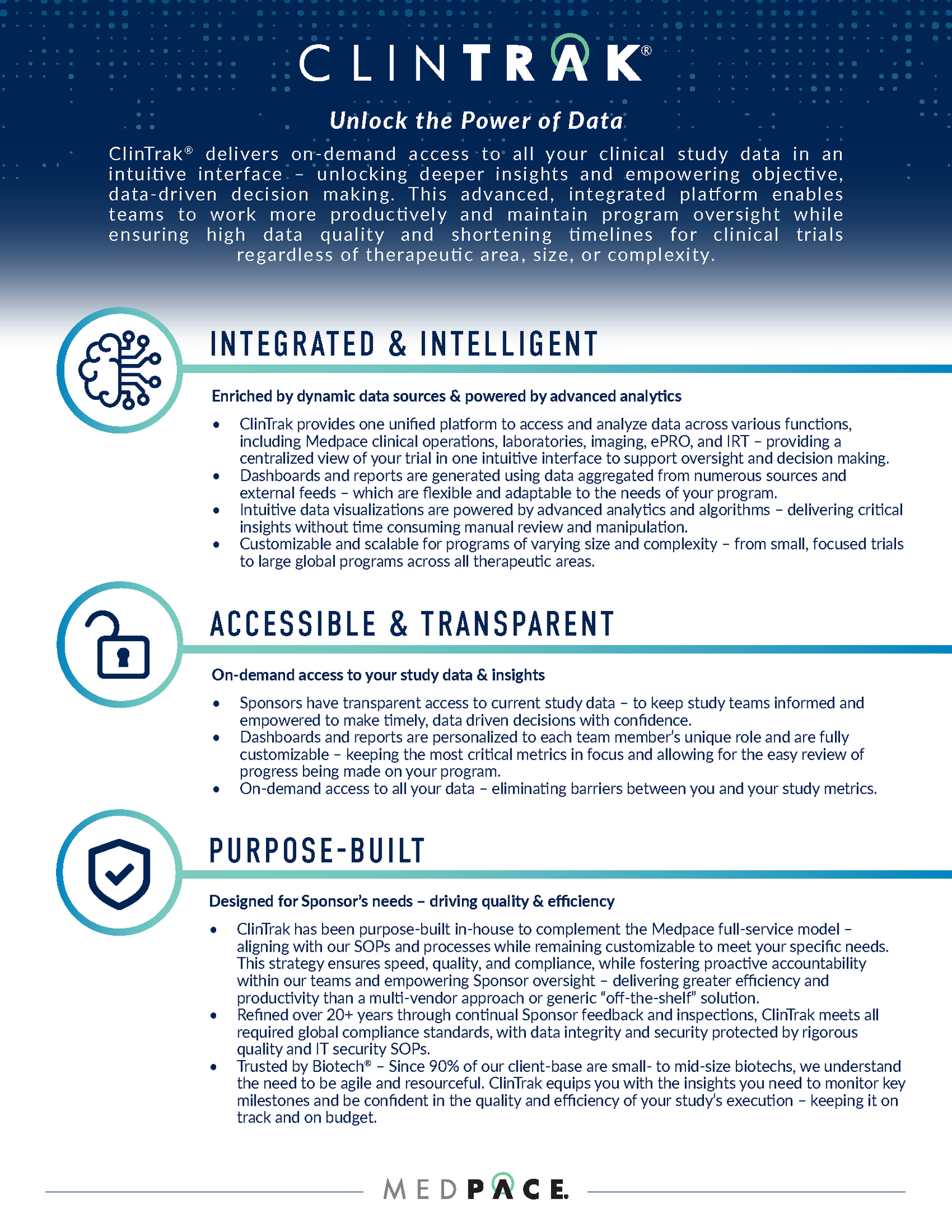 ClinTrak® Clinical Trial Management System | Medpace