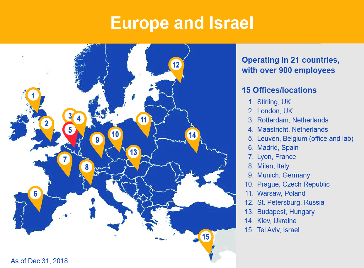 Israel Europe Map