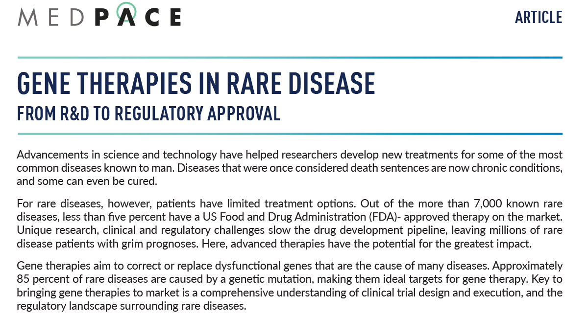 Rare Disease CRO | Medpace
