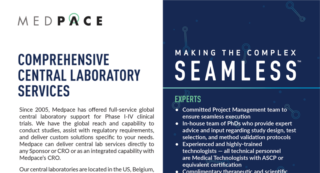 Safety Testing | Medpace Central Labs