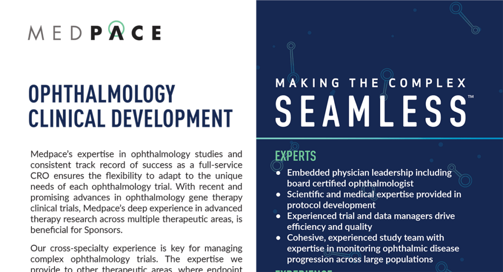 Ophthalmology Clinical Research Organization | Medpace
