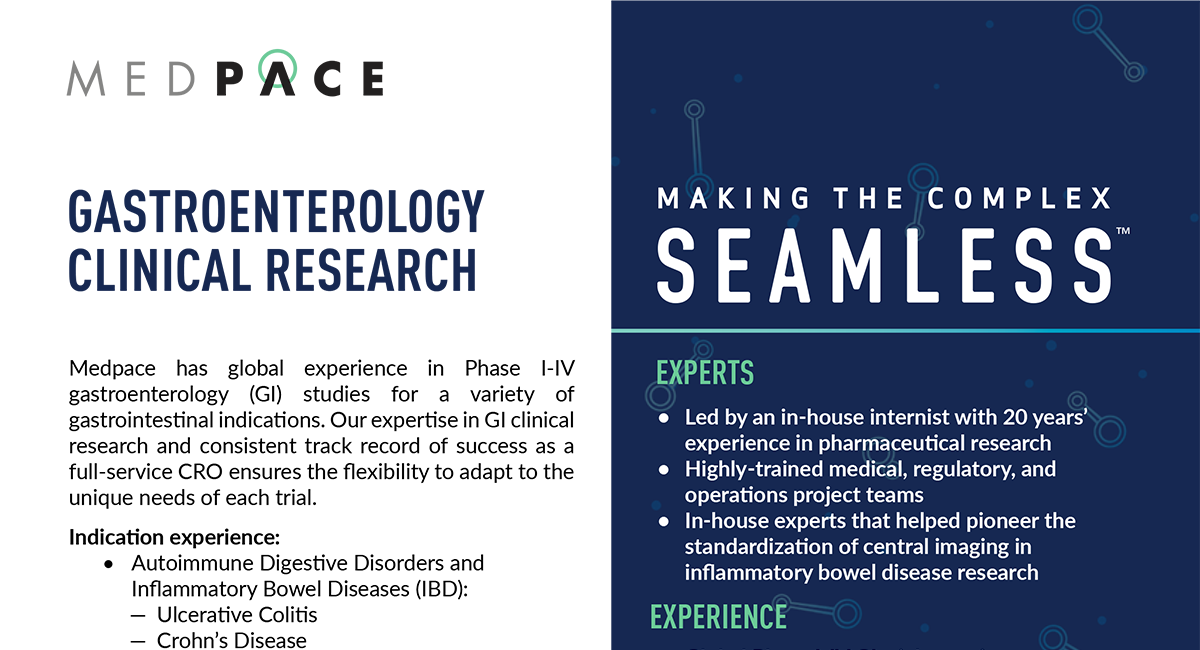 Gastroenterology & Hepatology CRO | Medpace